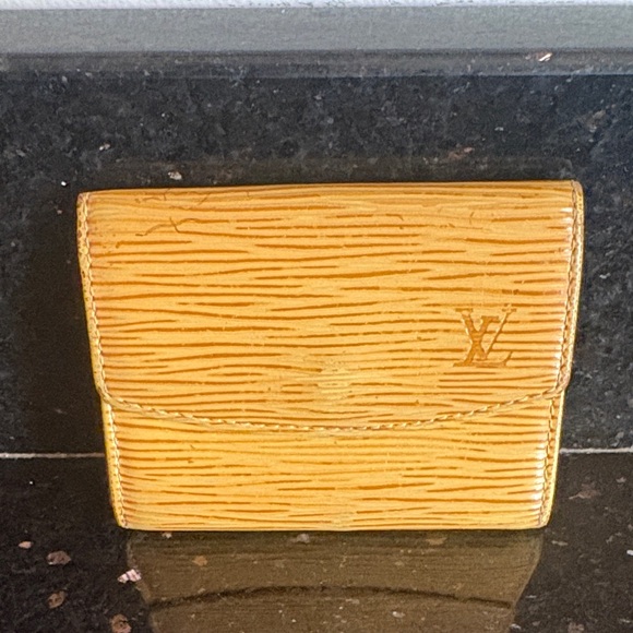Louis Vuitton | Bags | Louis Vuitton Epi Yellow Card Holder | Poshmark